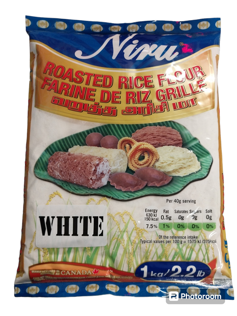 Niru Brand Roasted Rice Flour 1Kg | MalabarDirect