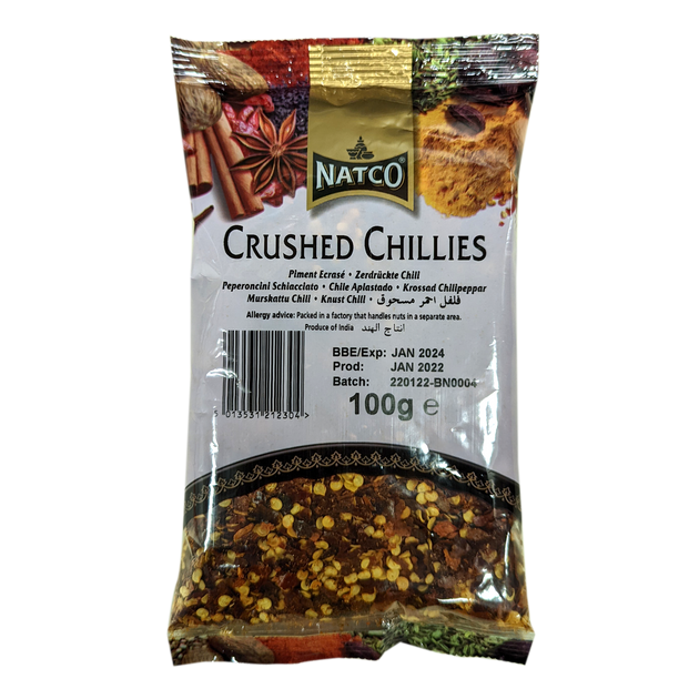 Natco Crushed chillies 100 gm | MalabarDirect